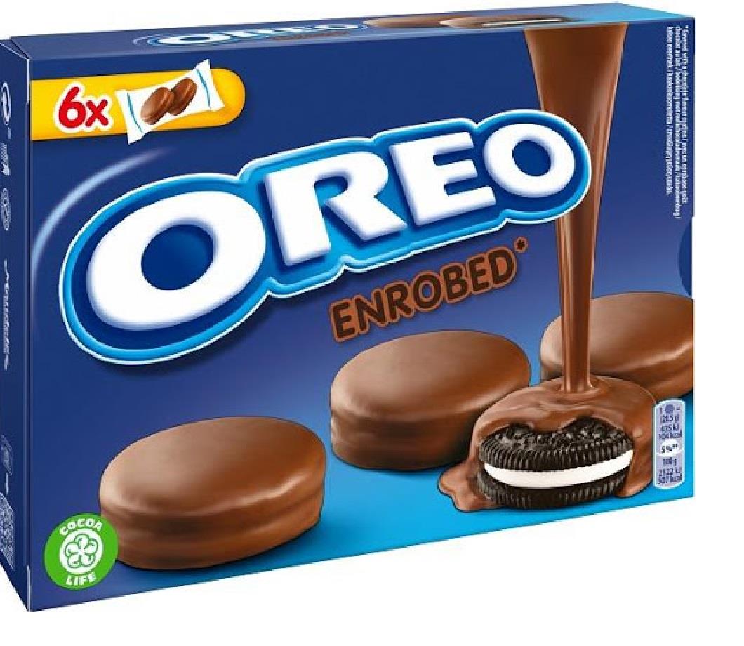 Oreo Cookies Enrobed Milk Chocolate 6 Packs of 2 Kosher- 246g – KOSHERTOP
