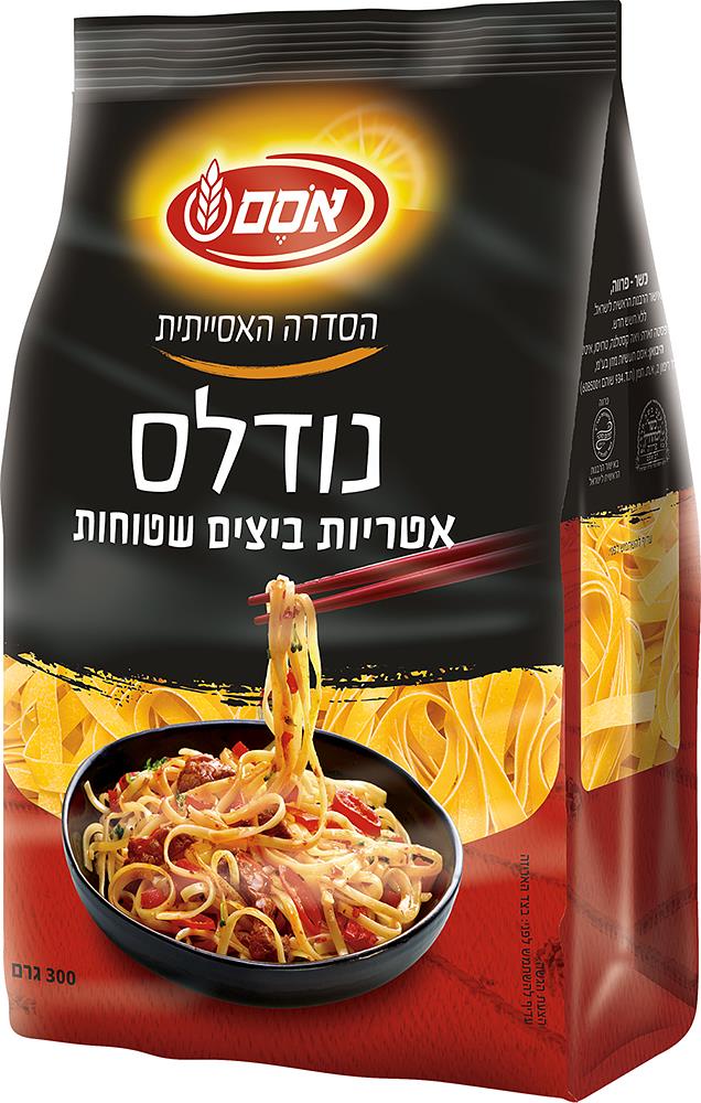 Flat Egg Noodles Stir-Fry Dishes Vegan Kosher Israeli Product By Osem ...