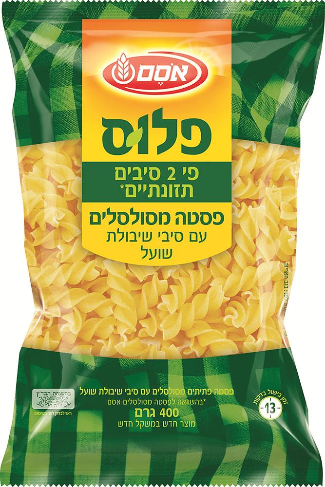 Curly Pasta Plus Durum Oat Wheat Kosher Israeli Product by Osem 400g ...