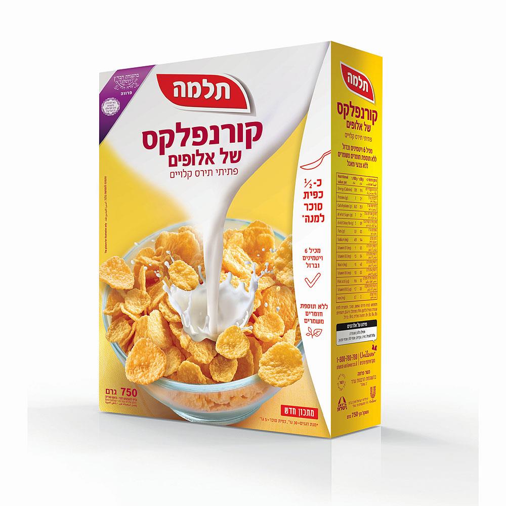 Cornflakes Cereal Champions Breakfast By Telma Israeli Kosher Food 750 ...