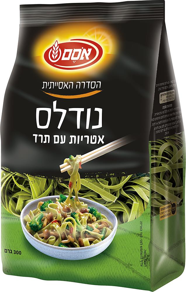 Spinach Green Noodles Stir-Fry Dishes Kosher Israeli Product By Osem 3 ...
