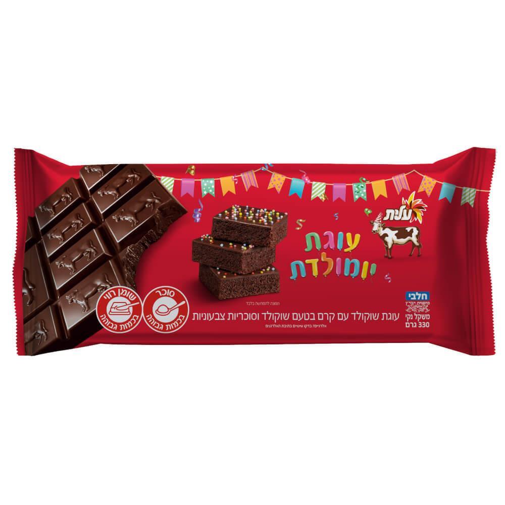 Chocolate Birthday Cake With Chocolate Cream & Candies Kosher By Elite ...