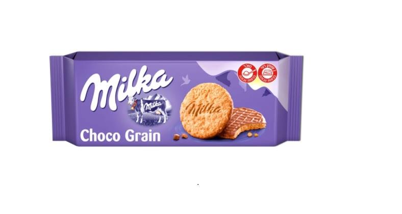 Milka Choco Grain Oatmeal Biscuit With a Rich Milka Chocolate Kosher 1 ...