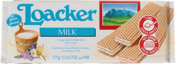 Loacker Classic Alpine Milk Cream Filling Cream Wafers Kosher Snack 17 ...