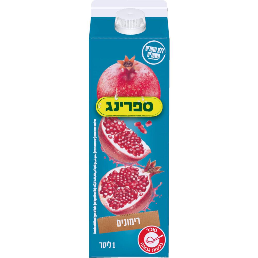 Spring Pomegranates Fruit Juice Kosher Israel Product 1 Liter – KOSHERTOP