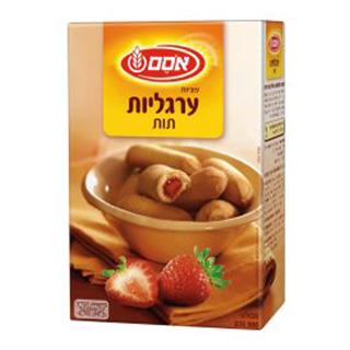 Osem Argaliot Strawberry Filled Cookies Israeli Product 300gr – KOSHERTOP