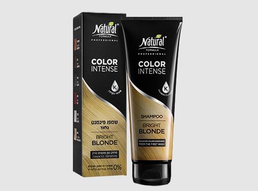 Natural Formula Color Intense Shampoo Pigment Bright Blond 250ml ...